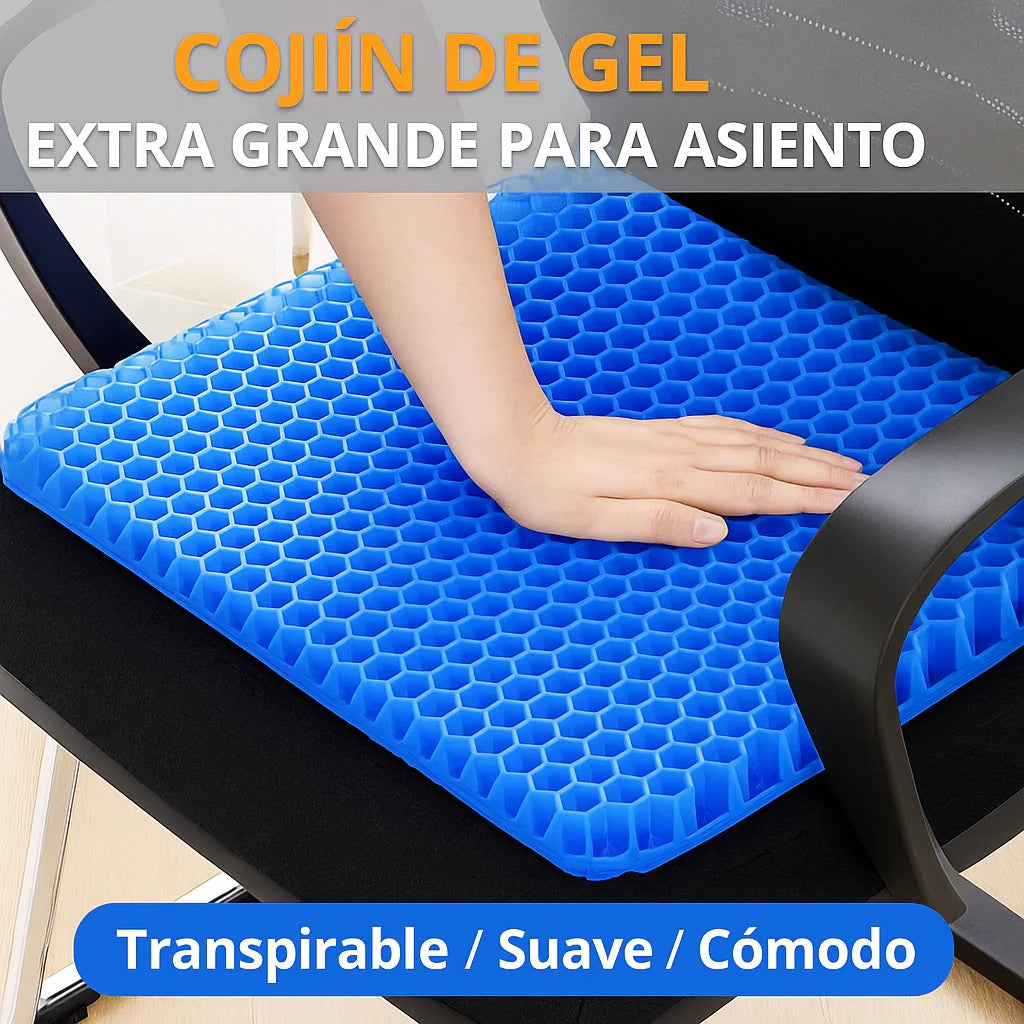 Cojín Ortopédico de Gel | Siéntate sin dolor – Vive con comodidad ...
